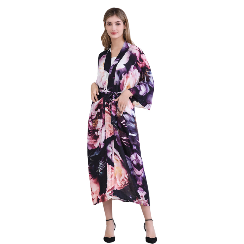 custom kimono print robe kimono custom design
